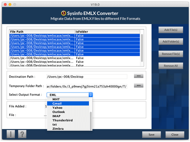 Free EMLX File Converter to Import EMLX to Thunderbird, Outlook, PDF ...