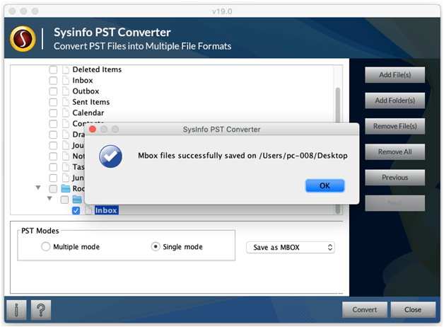 Outlook PST File Converter to Export PST to EML for Windows and Mac.