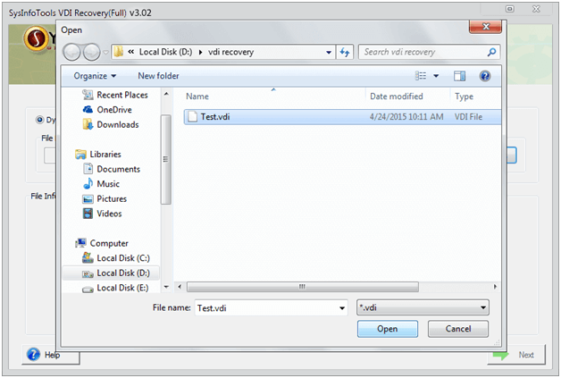 VDI Repair Tool to recover & restore Oracle VirtualBox VDI Files