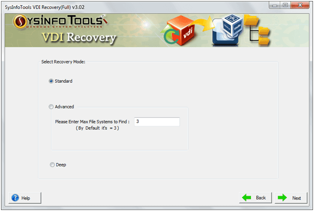 VDI Repair Tool to recover & restore Oracle VirtualBox VDI Files